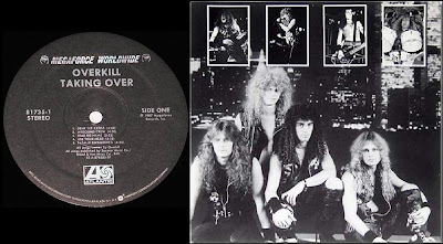EL MUNDO THRASH EN LOS 80S: OVERKILL "taking over" 1987 (mi preferido...el primero que compre de ...