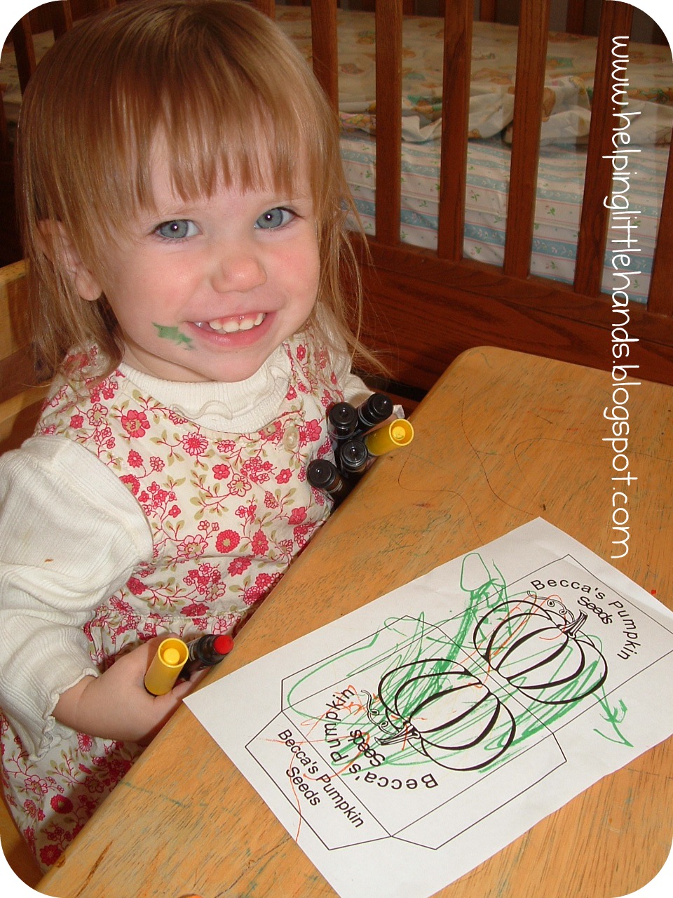 Pieces by Polly: Printable Pumpkin Seed Packets (Book and Activity)