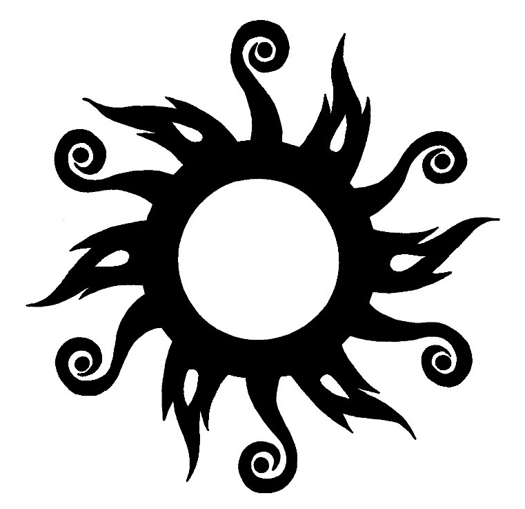 Tatuajes de sol tribales - Imagui