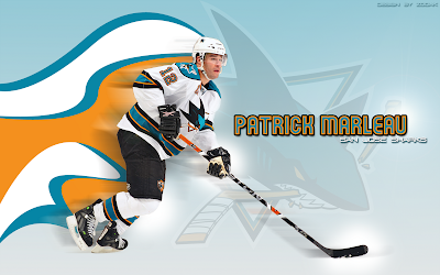 Blog de Jérôme Dufour: Wallpaper - Patrick Marleau - San Jose Sharks