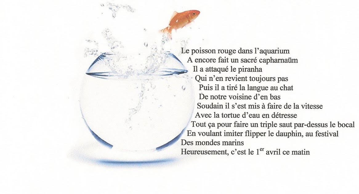 Poésie: Le Poisson Rouge