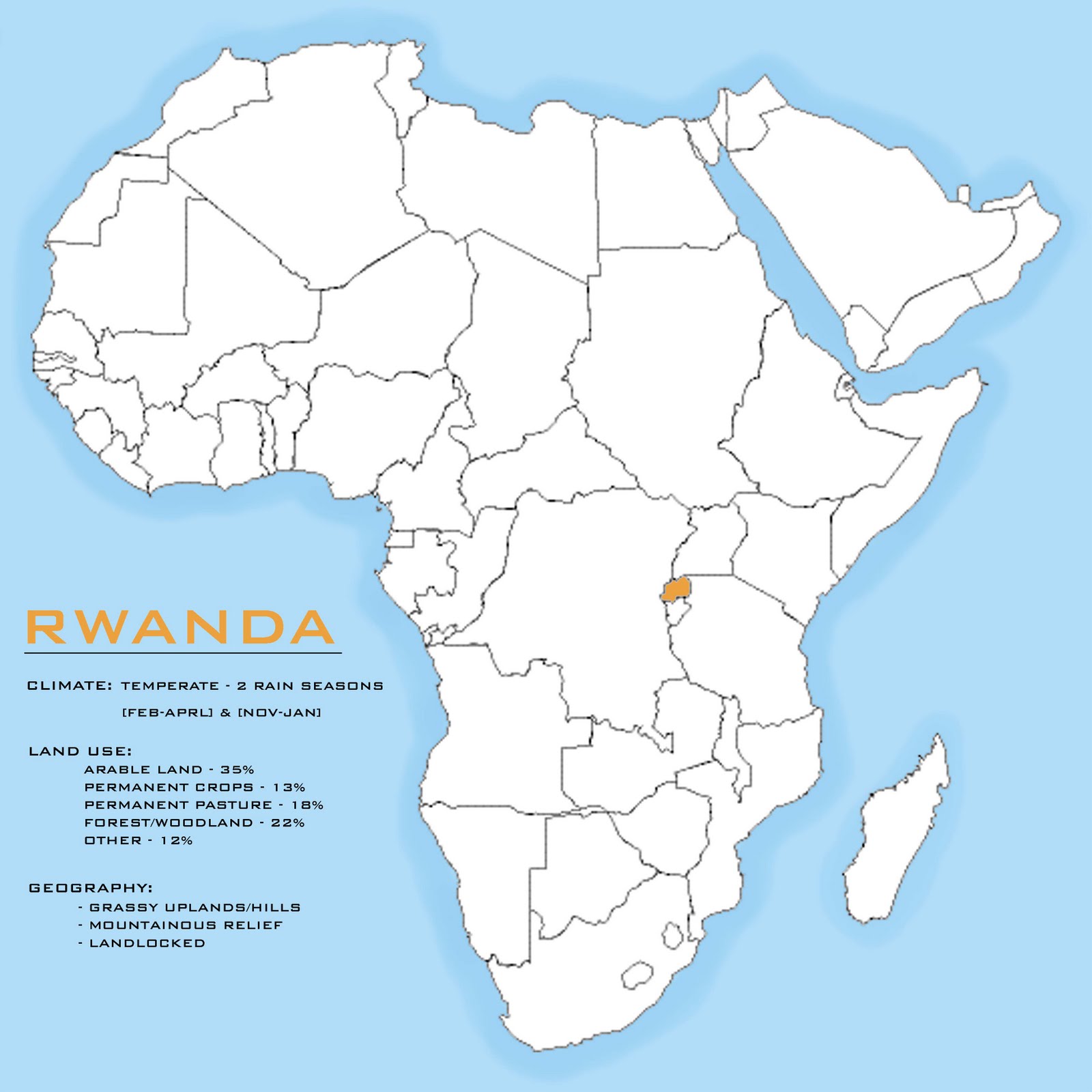 Collection 105+ Pictures Map Of Rwanda And Surrounding Countries Updated