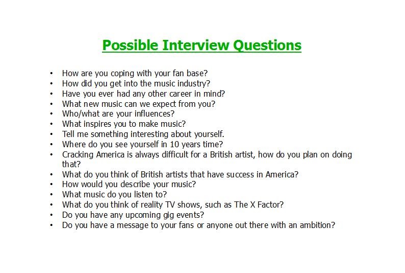 Sarah s Music Magazine Possible Interview Questions sarah-s-music-magazine-possible-interview-questions