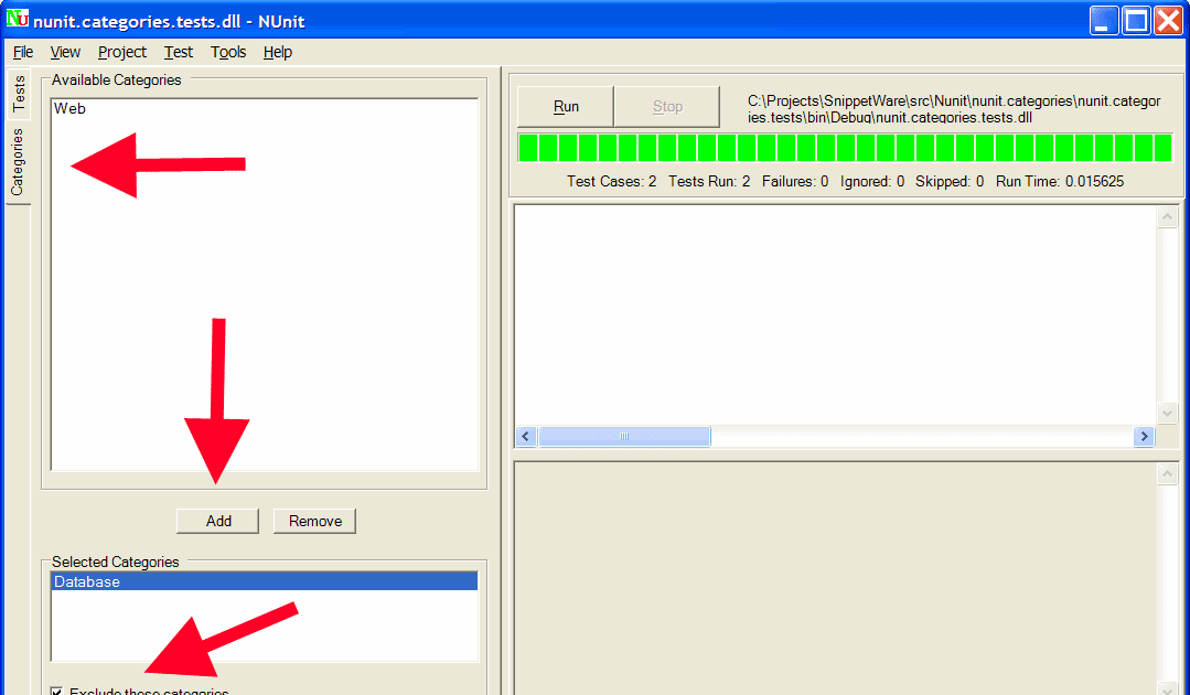 the urban canuk, eh: TDD Tips: Create Custom NUnit Categories the urban canuk, eh: TDD Tips: Create Custom NUnit Categories