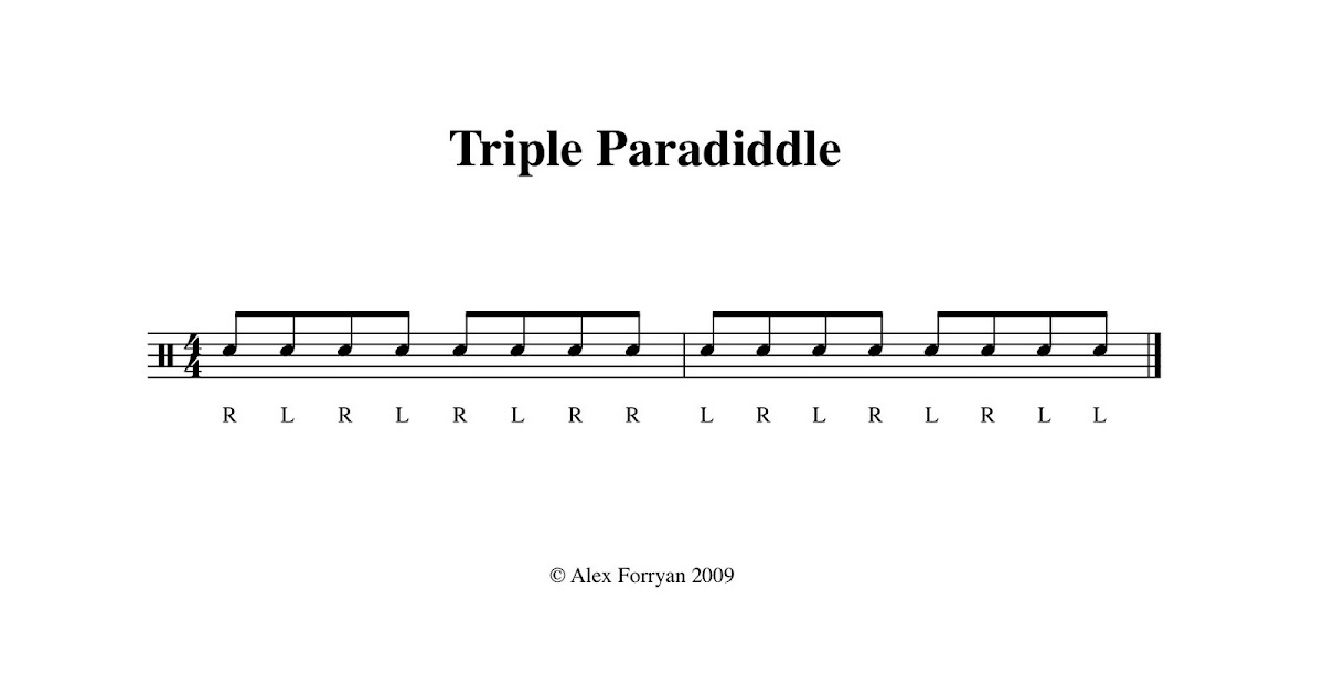 Playsomething Drums: Triple Paradiddle