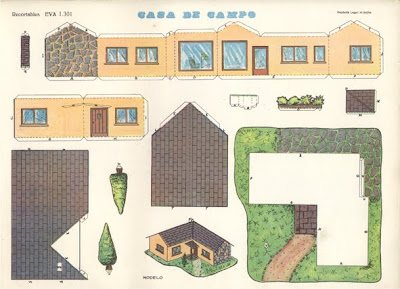 Casas para maquetas recortables - Imagui