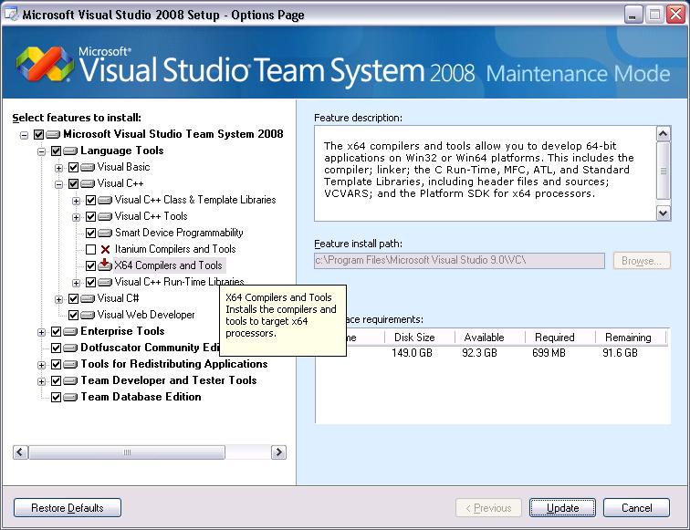 Microsoft visual studio team system 2018 database edition gdr @ baubikip