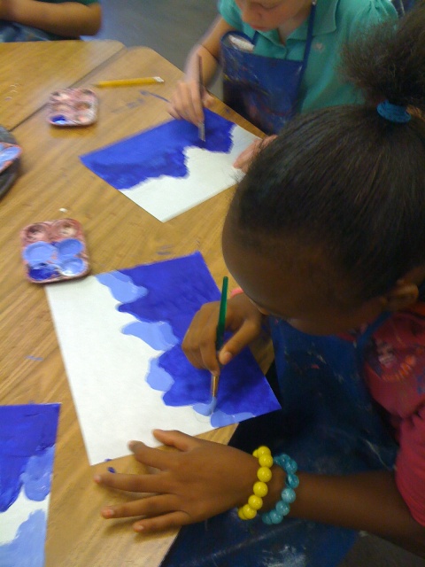 Art Sense: Sixth Grade Mountains