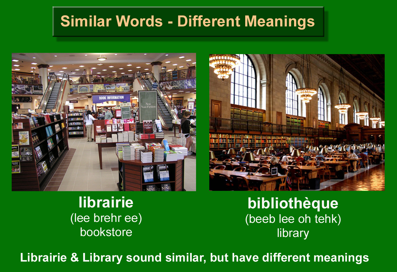 Let s Learn French Together Similar Words Different Meanings let-s-learn-french-together-similar-words-different-meanings