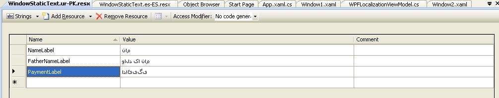 Muhammad Shujaat Siddiqi: WPF Localization - StringFormat for Formatting Currency