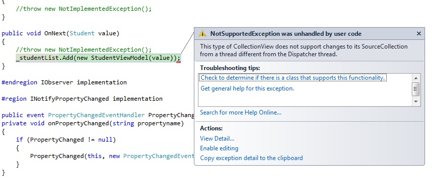 Muhammad Shujaat Siddiqi: WPF - IObservable Collection based Reactive Models In MVVM (Rx)