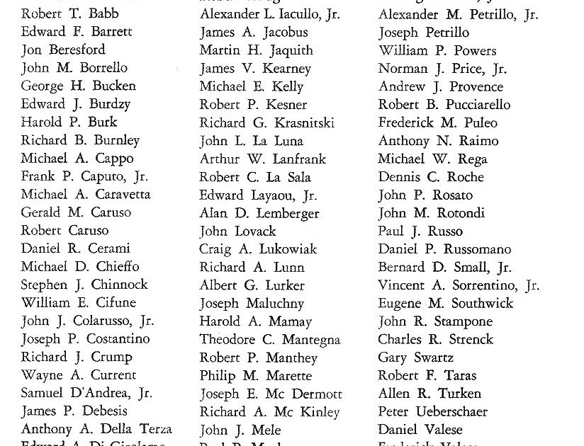 Class Of 1962 Roll Call class-of-1962-roll-call
