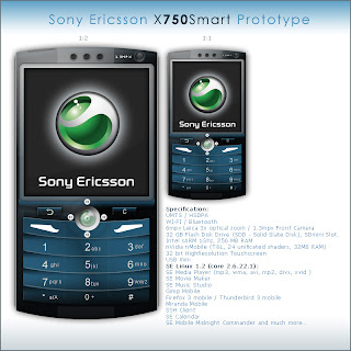 Sony Ericsson X750 smartphone concept - Just Another Mobile Phone Blog