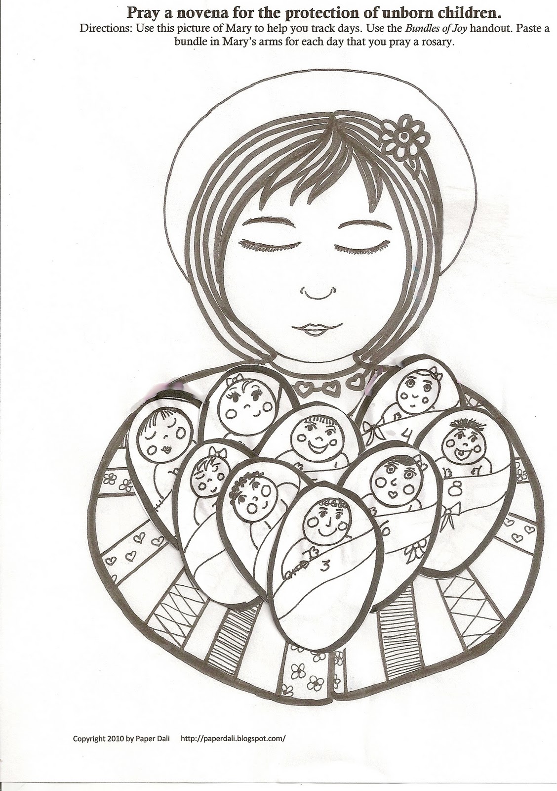 Catholic Childrens Coloring Pages On Prayer