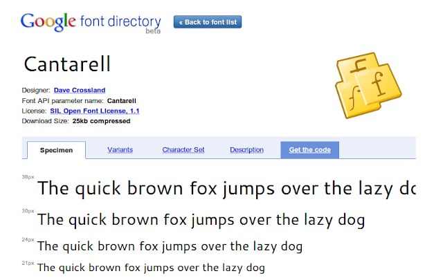 Blogger Buster: How to use Google's Font API with Blogger