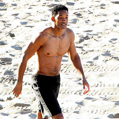 Jess's Celebrity Realm: Will Smith Flashes His Abs!!!!!
