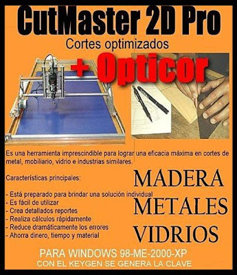 Mis Descargas Virtuales: CutMaster 2D v1.3.2.7: Una aplicación exclusivamente para Carpintería