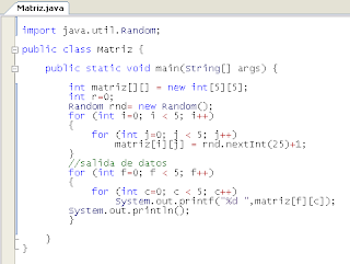 II SEMESTRE: JAVA - Arrays Bidimensionales