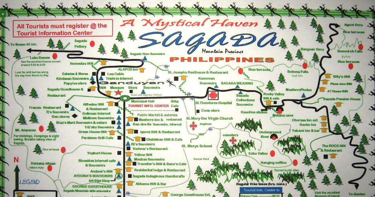 sort of....L I F E ..: SAGADA MAP (Now & Then)