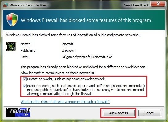 Setting Up Firewall in Windows 7/Vista | Lancraft Setting Up Firewall in Windows 7/Vista | Lancraft