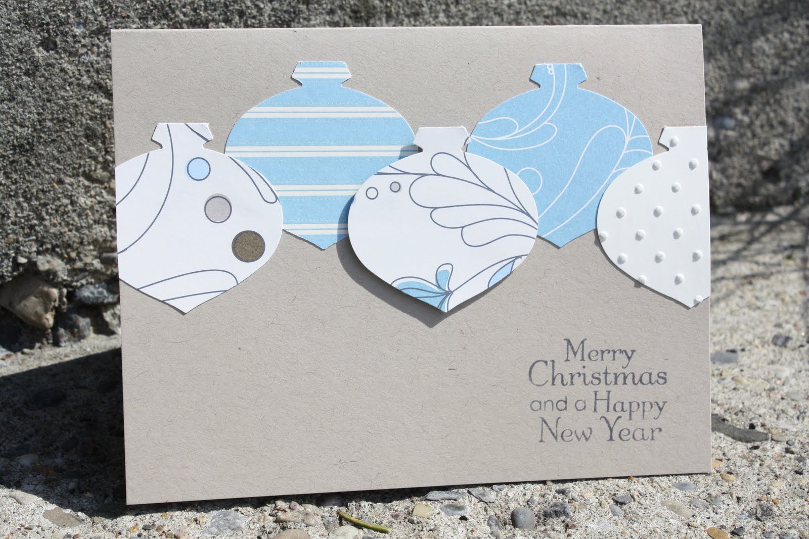 The Pursuit of Stampin'ess: Simple Ornament Punch Christmas card by ... The Pursuit of Stampin'ess: Simple Ornament Punch Christmas card by ...