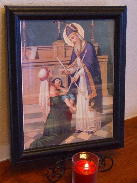 Waltzing Matilda: St. Blaise Coloring Page