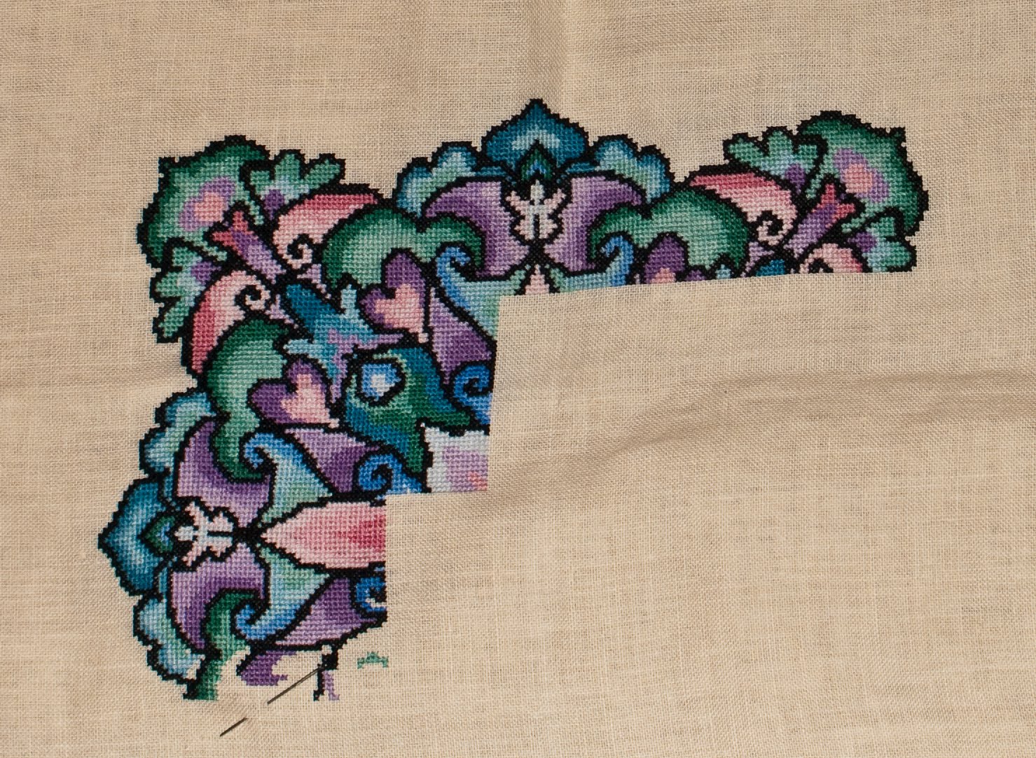 Committed Stitcher: kaleidoscope mandala