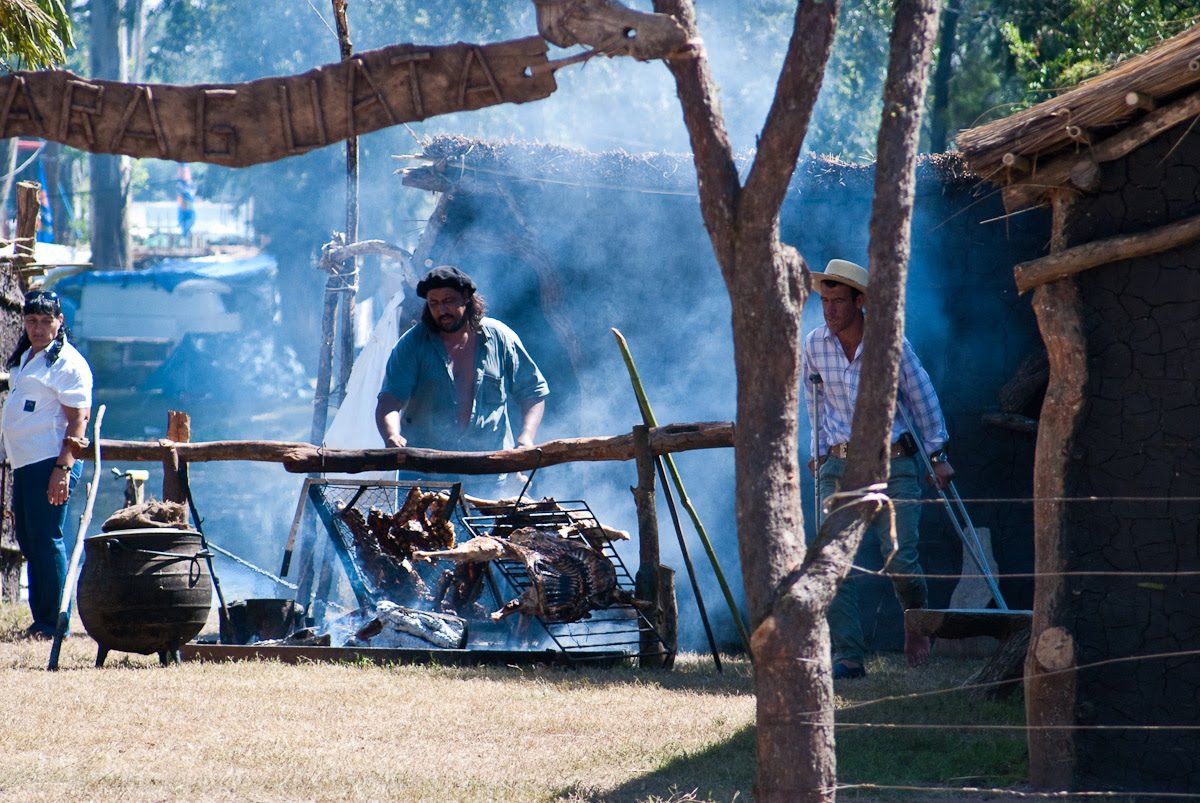 Committed Stitcher: Lunch Time at the Gaucho Festival