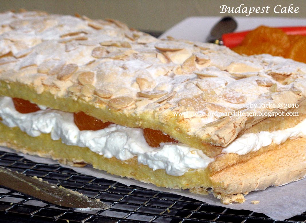 Just My Ordinary Kitchen...: BUDAPEST CAKE ~ SIMPLY DELICIOUS Just My Ordinary Kitchen...: BUDAPEST CAKE ~ SIMPLY DELICIOUS