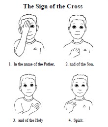 Sign Of The Cross Coloring Sketch Coloring Page