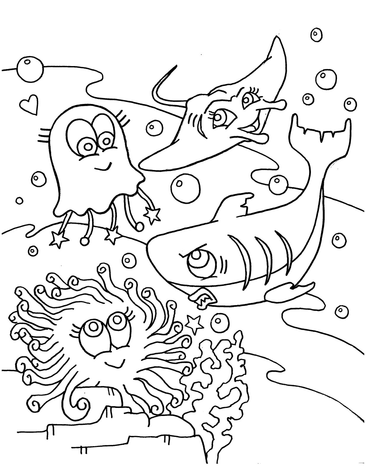 Sea World coloring pages | Coloring Pages Gallery