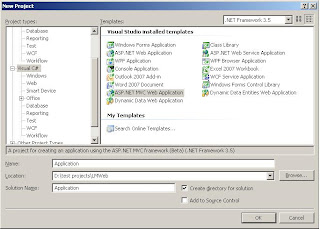 DineshNS Web Logs: Microsoft ASP.NET MVC Frame Work And LINQ to Entity