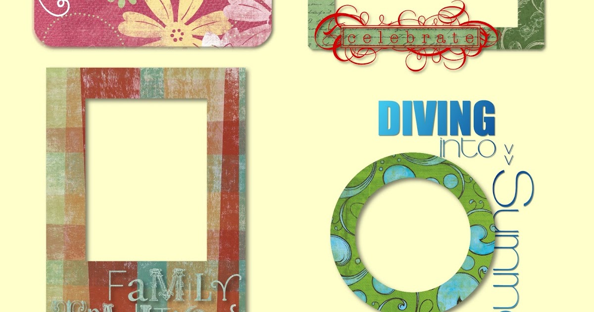 Capadia Designs: Digital Challenge - Word Art Frames