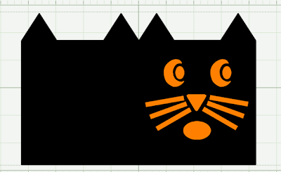 Capadia Designs: Halloween Black Cat Card