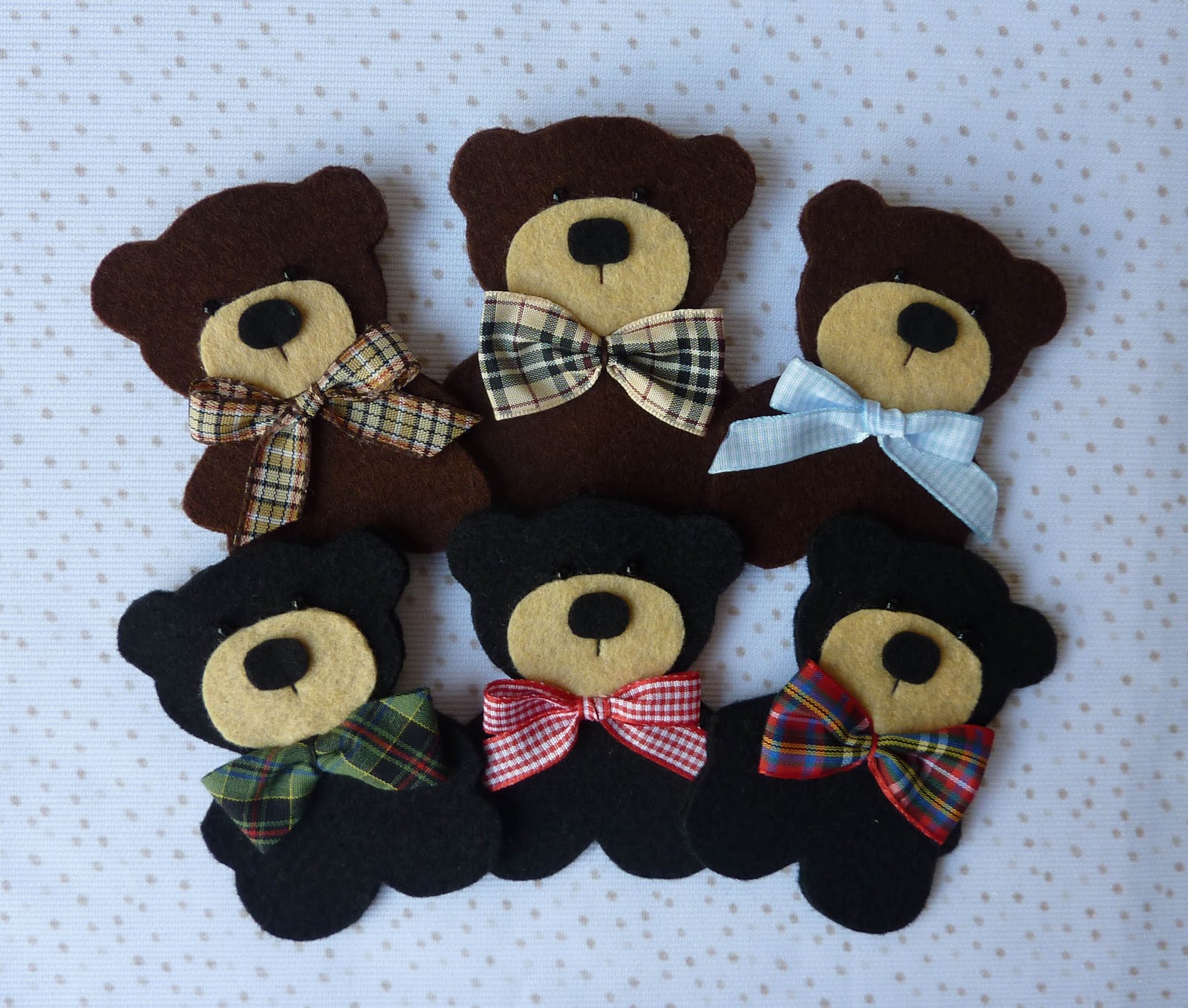 Osos con fieltro - Imagui