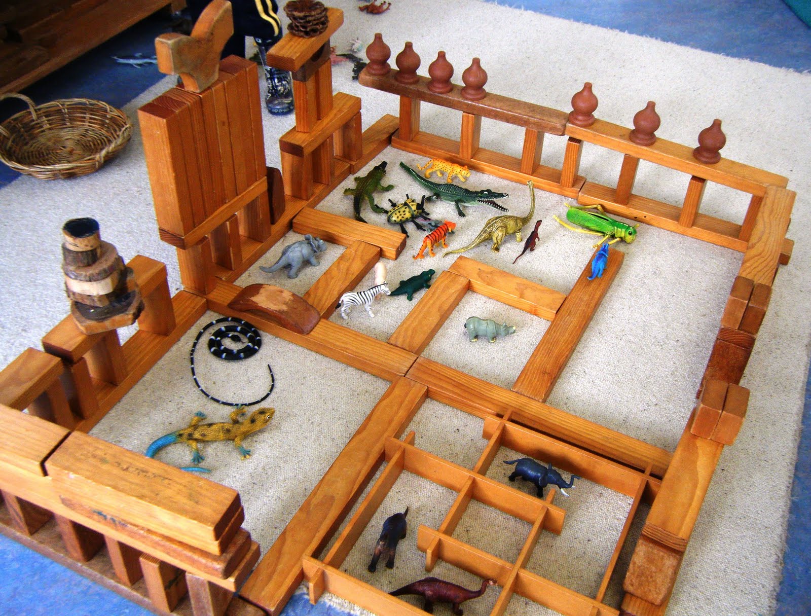 Let The Children Play Props In The Block Area At Preschool let-the-children-play-props-in-the-block-area-at-preschool