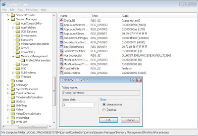 Computer Tips: Windows XP Prefetch Parameters Tips