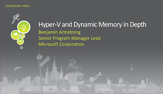 Hyper-V Dynamic Memory – Cloud Technologies and Virtualization