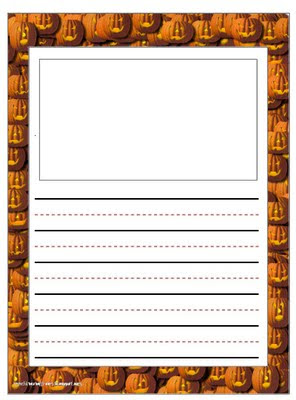 Debbie's Resource Cupboard: Halloween writing frame for infants