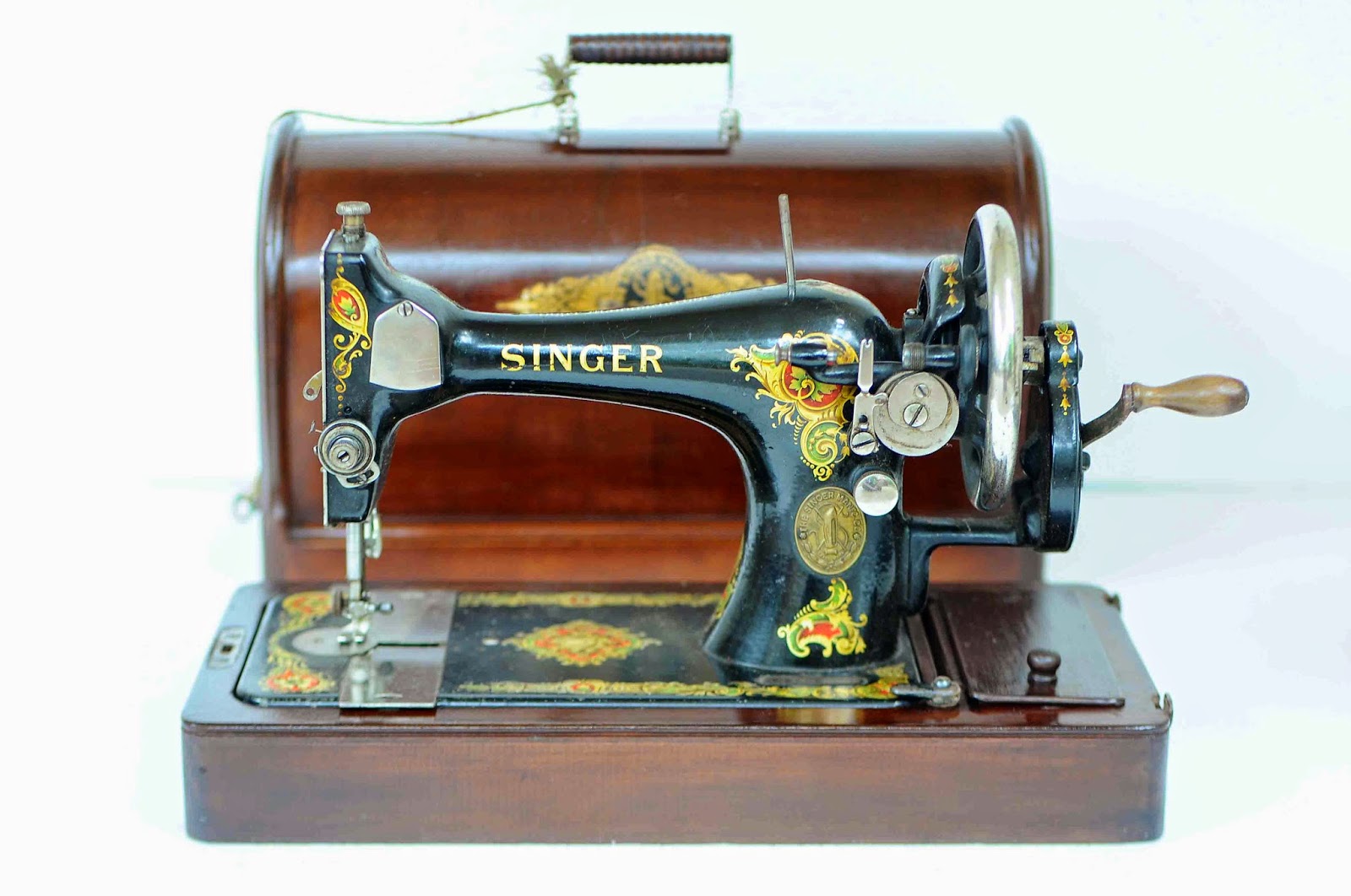 Old Vintage Gallery: Antique "Queen Anne" Sewing Machine Table