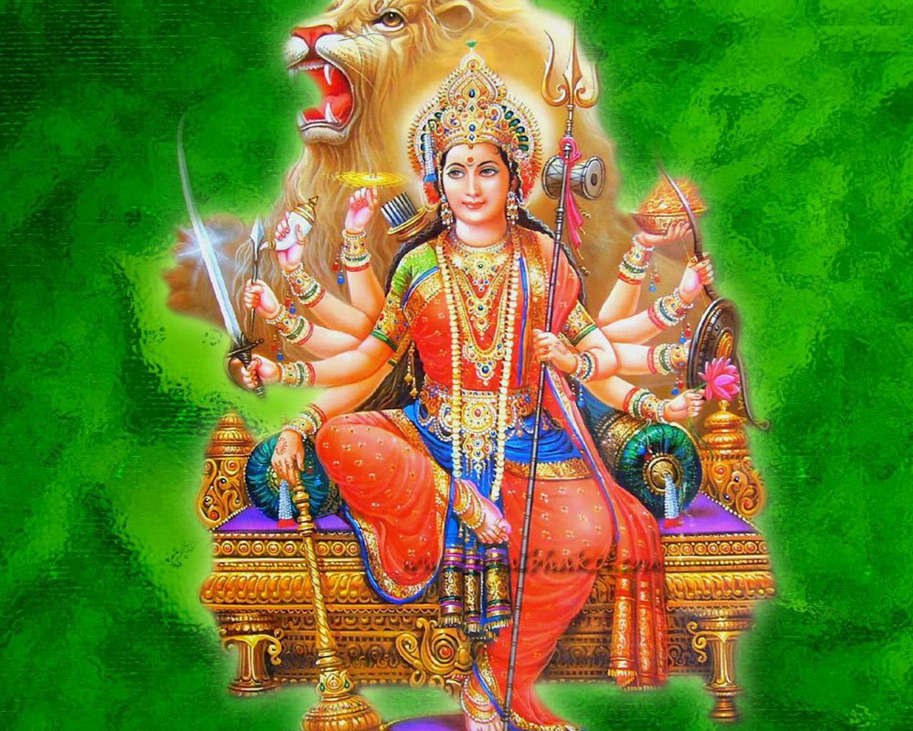 Maa Durga Devi Beautiful Wallpaper 1# | Hindu God Image ...