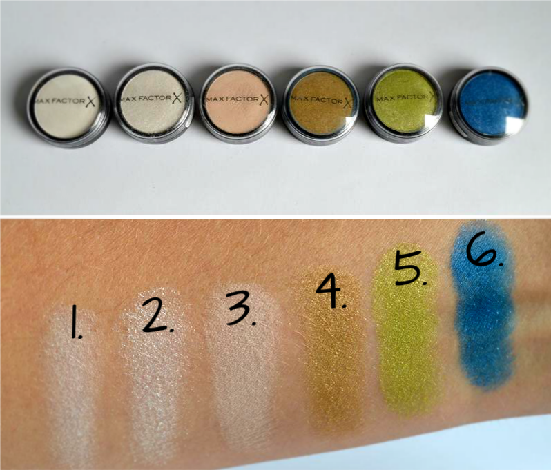 Max Factor Wild Shadow Pots - pojedyncze cienie do powiek (dużo zdjęć!)