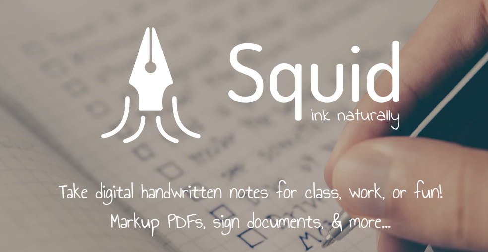 Educational Technology Guy: Squid Notes - Take digital handwritten ...