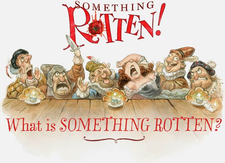 JK's TheatreScene: MEDIA MONDAY: Something Rotten! Logo