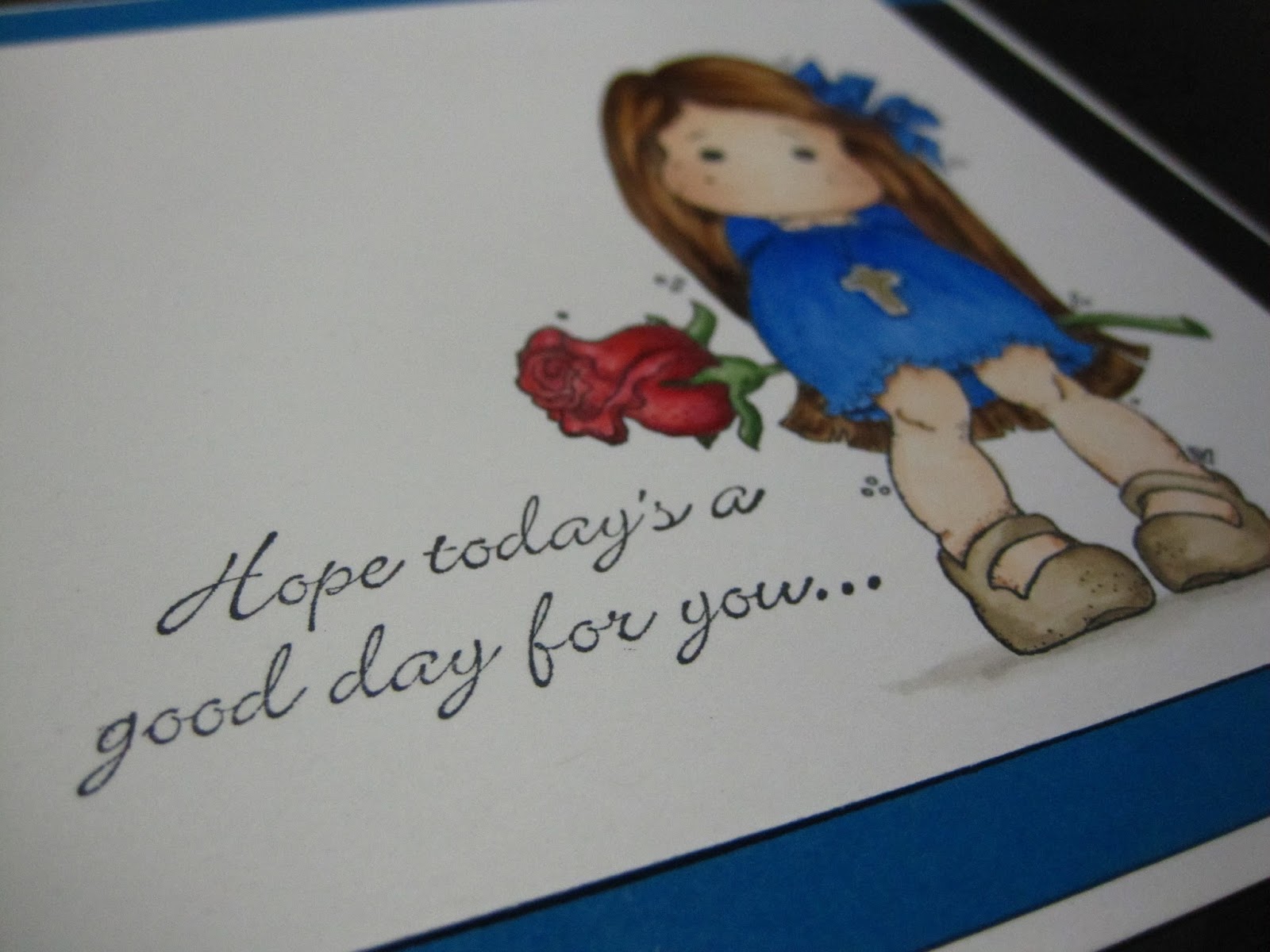 Purple Lake Stamps: Hope Today is a Good Day...