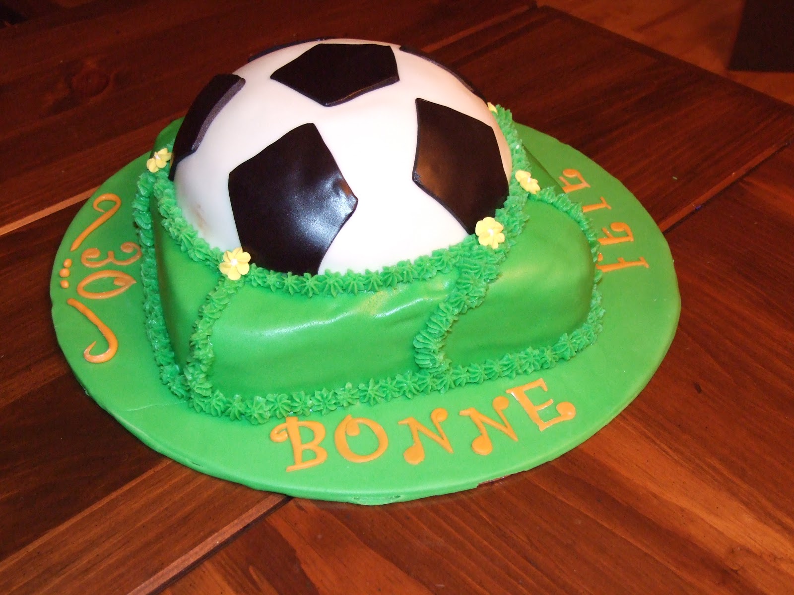 Aux Papilles Sucrées: Gâteau Soccer