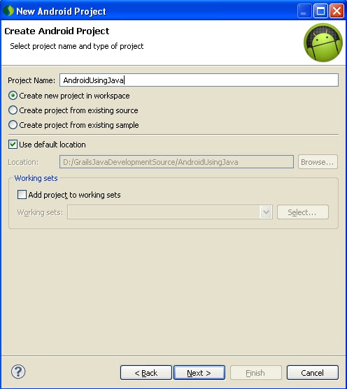 Android - Hello world application Android - Hello world application