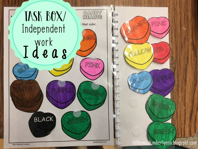 Little Miss Kim's Class: Task Boxes Ideas for Special Education