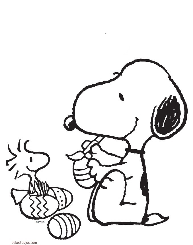 snoopy – Colorear Dibujos