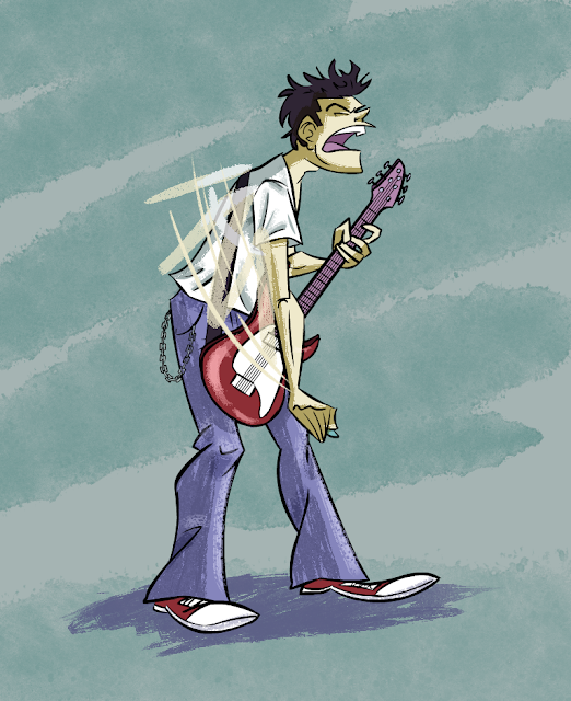 Zee Risek art blog: punk rock drawings